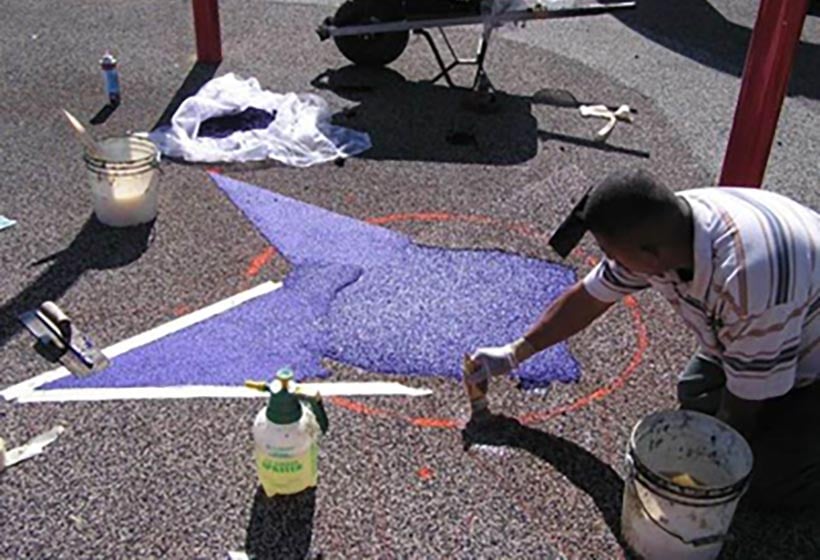 Poured-in-Place Rubber | Robertson Recreational Surfaces