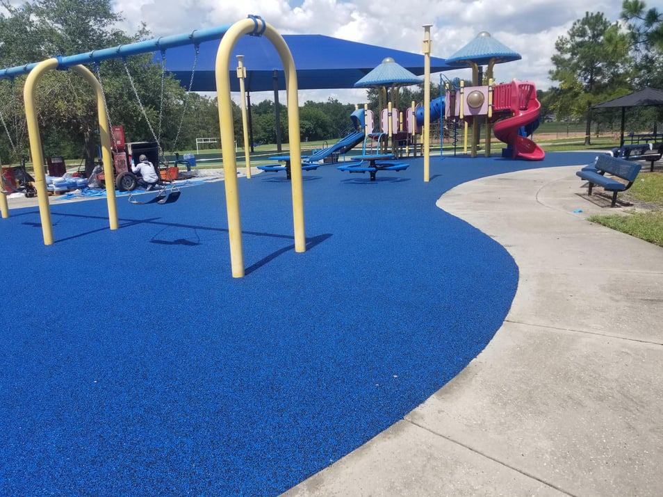 Poured-in-Place Rubber | Robertson Recreational Surfaces